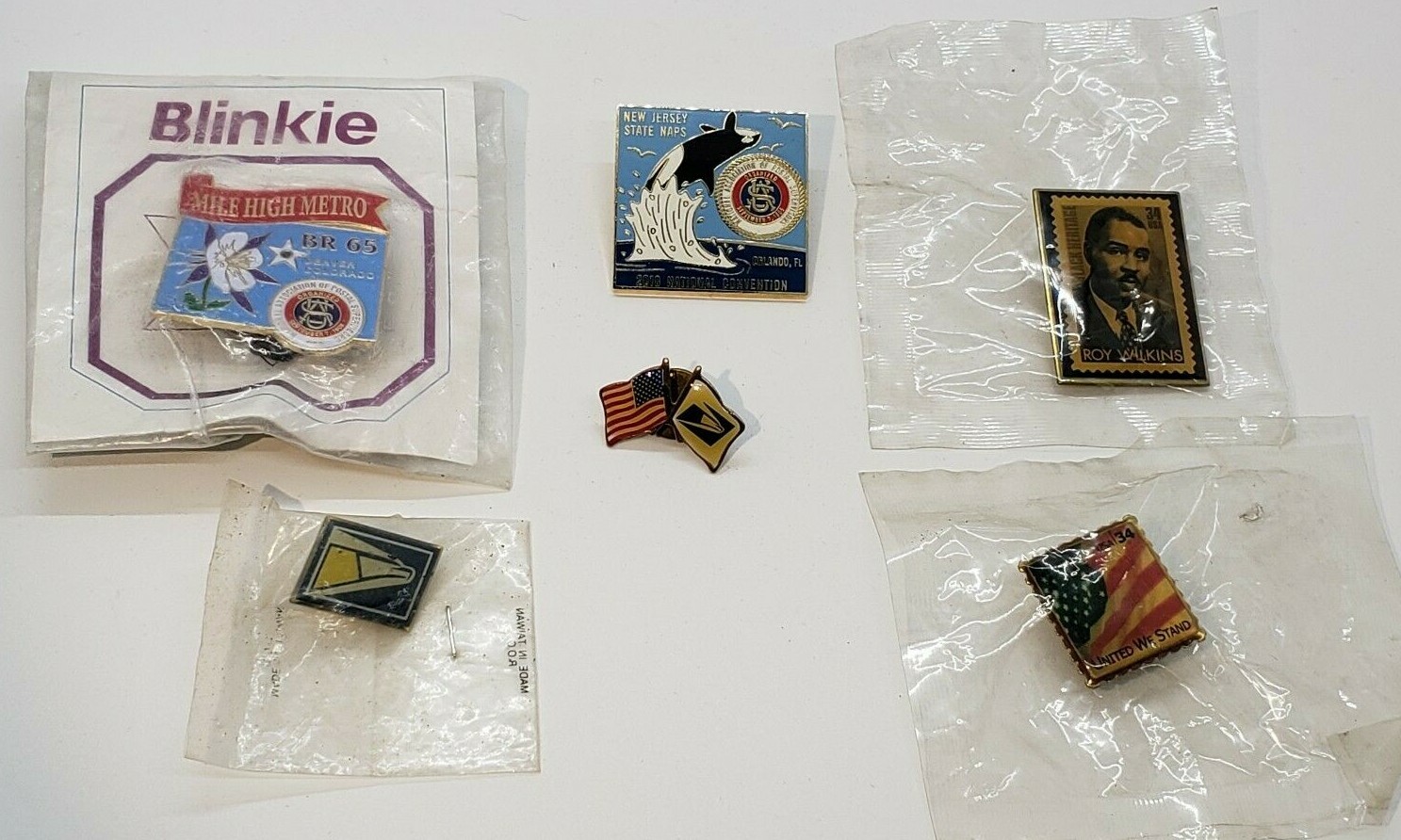 National association of Postal supervisors lot of 6 pins pinback Post ...