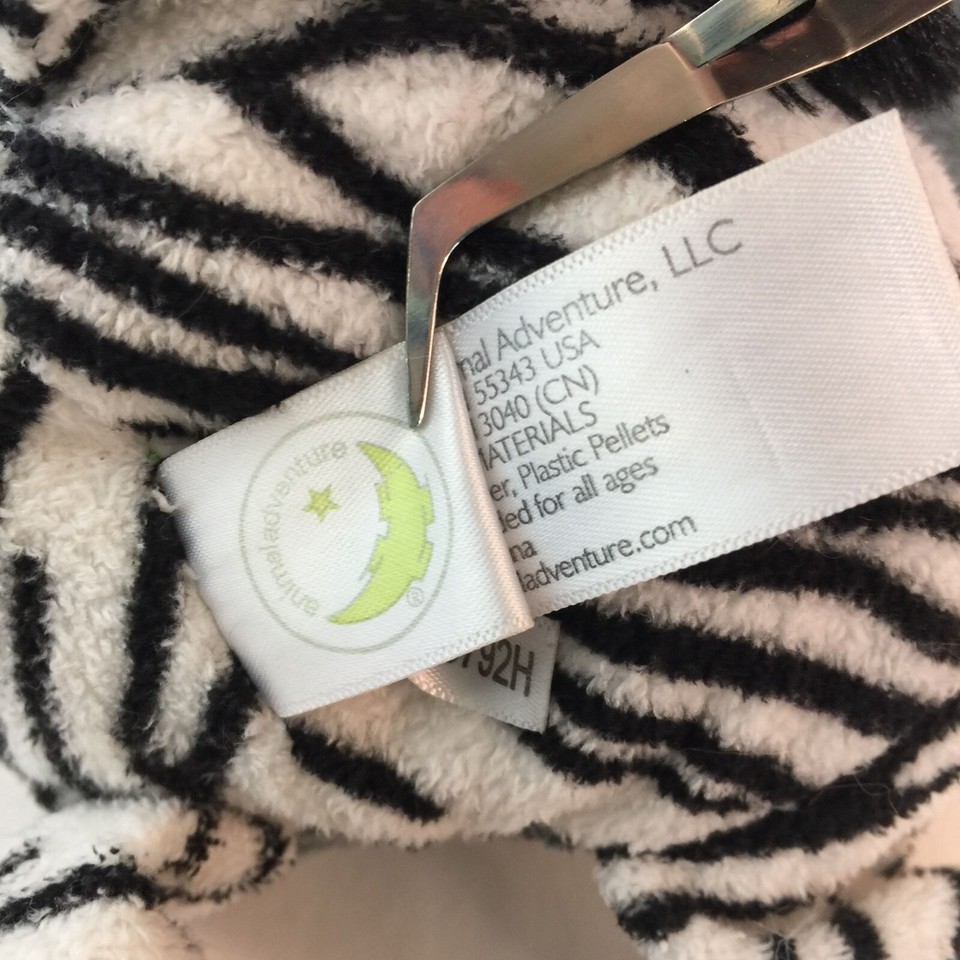 Animal Adventure Zebra Plush 20" Stuffed Animal Toy 2016 Sweet Sprouts ...
