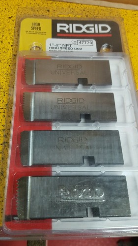 RIDGID 47770 1" a 2" Universal Dies High Speed RH | eBay