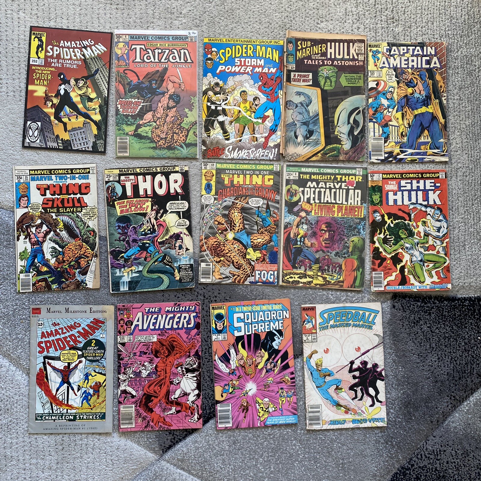 Lot Of 14 Low Grade Marvel Comics 70s 80s Bronze | eBay