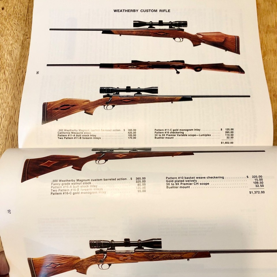 Vintage Weatherby Guide 18th Edition 1975 Mint + 2 Bonuses - Last One ...