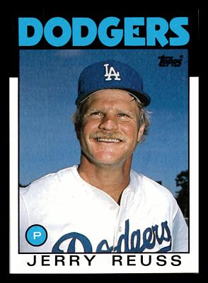 1986 Topps Jerry Reuss #577 Los Angeles Dodgers Near Mint NM | eBay