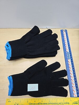 4 pr 590 Series Body Guard Gloves 13g Acrylic Spandex Liner Work Safety ...