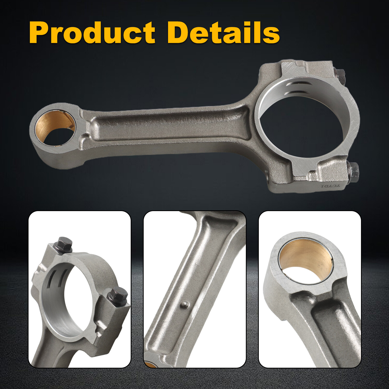 Set of 8 Floating Pin Connecting Rod for 2007-2014 GM Chevy Buick LS2 ...