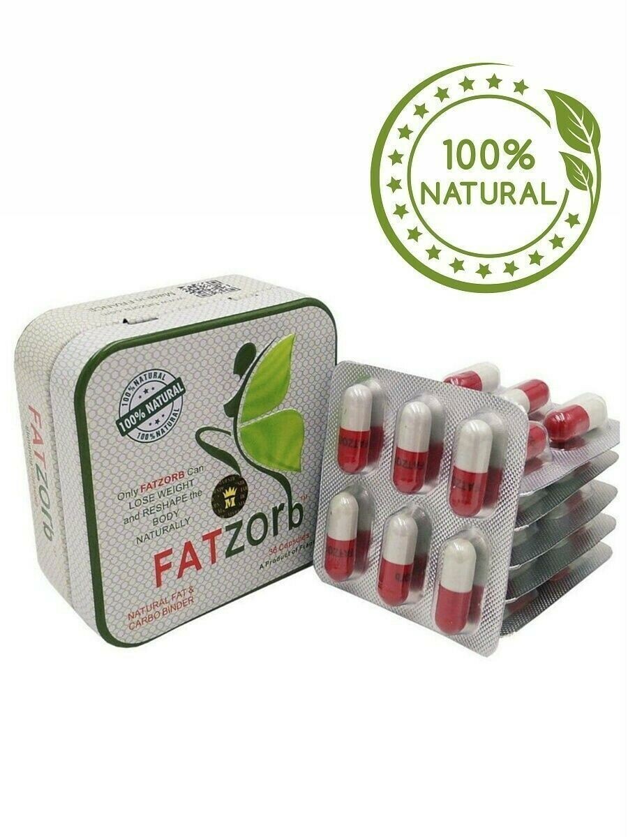 Weight Loss Herbal Natural Formula Fatzorb Fat Burner Slimming 36 pills ...