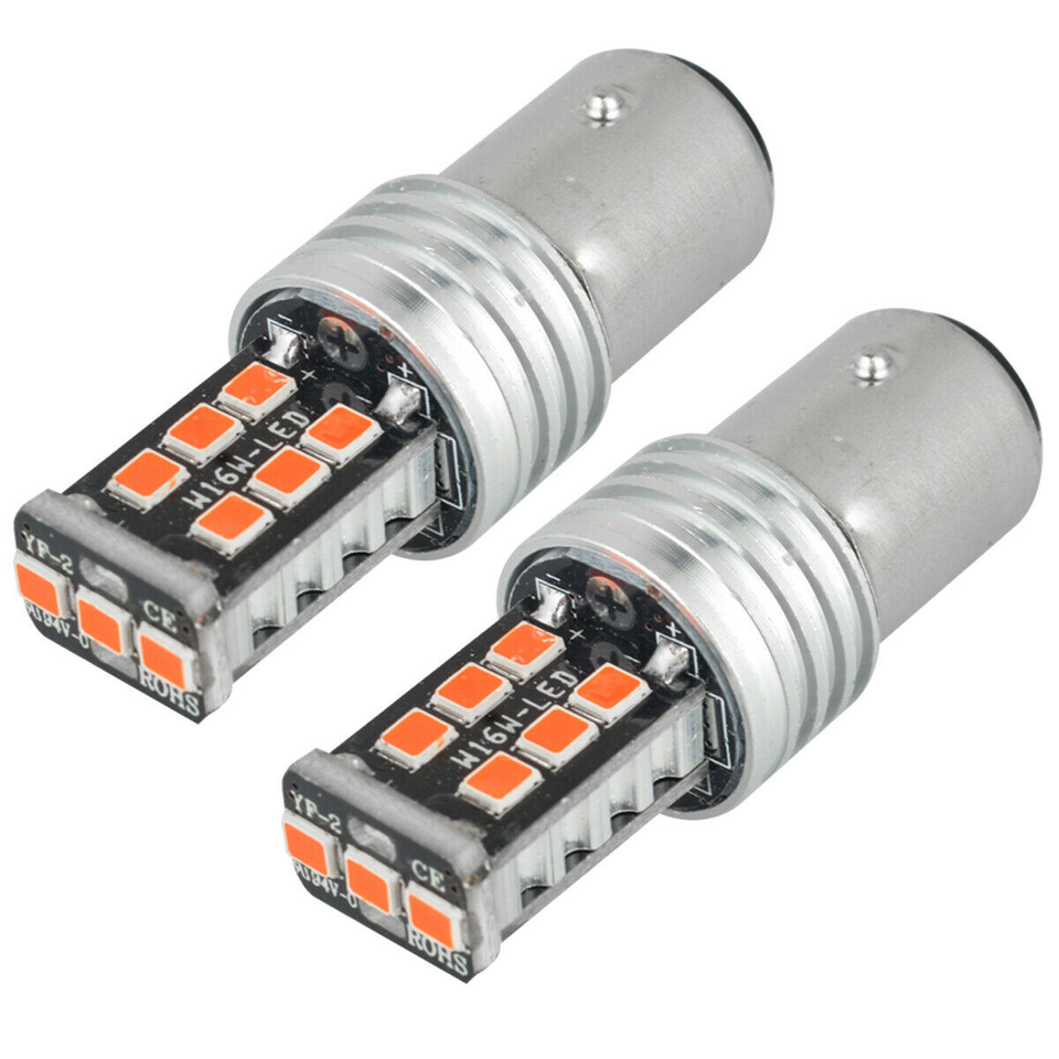 For Yamaha V Star XV250 XVS650 LED - 2X 1157 Tail Light Stop Brake ...