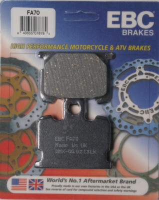 EBC Organic Brake Pads FA70 | eBay