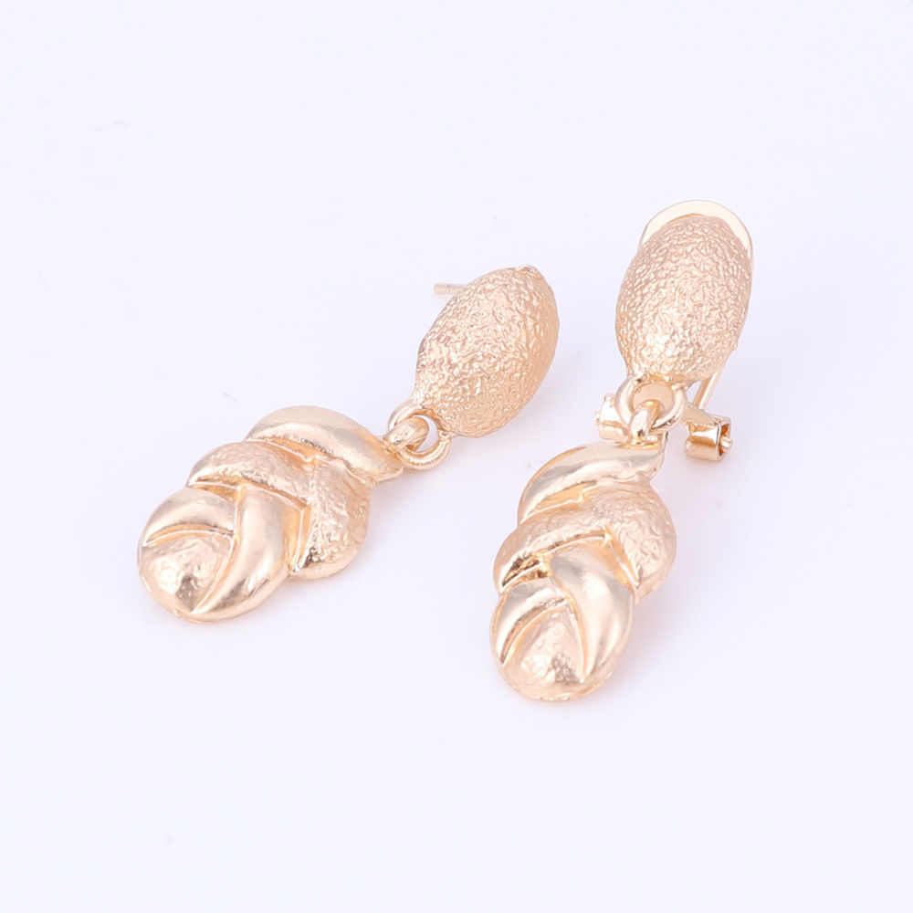 Gold Plated Connected leave 4 pcs Jewelry Set | eBay