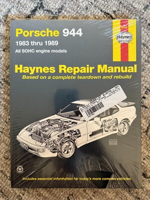 HAYNES Porsche 944 SOHC engine models 1983-1989 Repair Manual 80035 | eBay