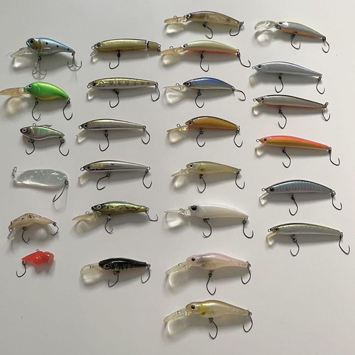 Trout Area Lure Lot Barbless Mixed Set Bass Japan Fishing Spoon Crank ...