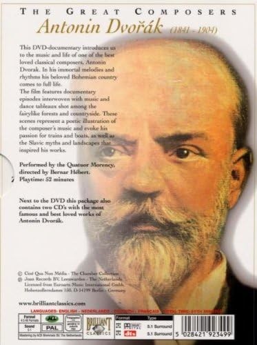 Antonin Dvorak - The Great Composers (+ 2 CDs) (DVD) (UK IMPORT) | eBay