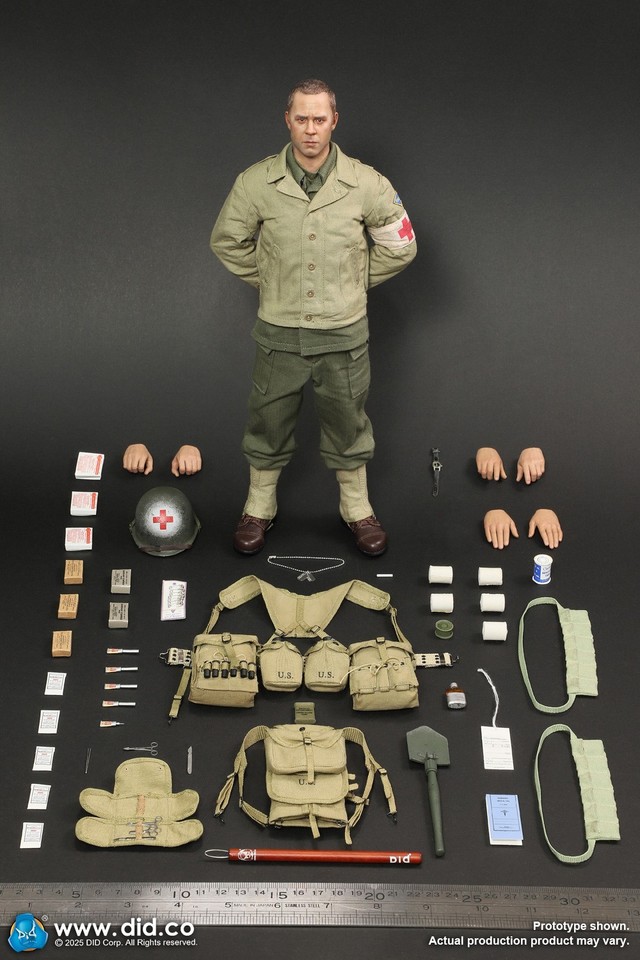 1:6 Scale DiD WWII US 2nd Ranger Battalion Medic Wade M41 Field Jacket ...