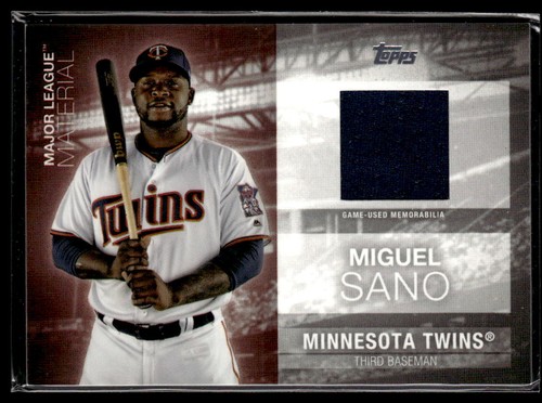 2020 Topps #MLM-MSA Miguel Sano MEM Baseball Card 1202M | eBay