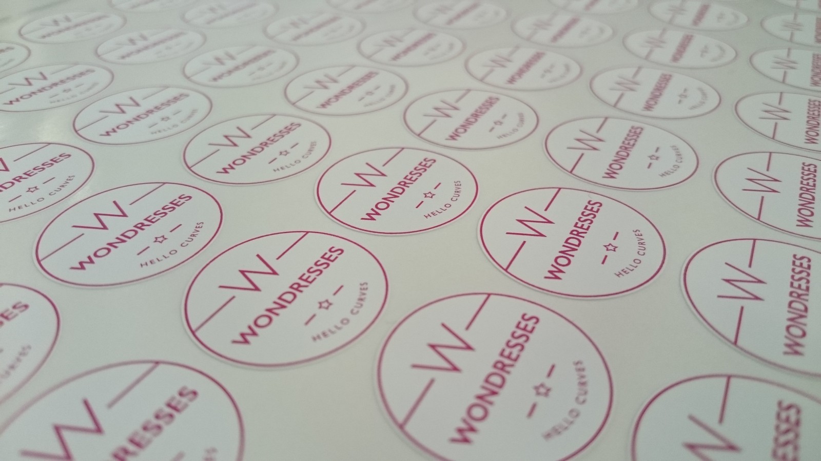 Custom Printed Round Logo Stickers - Personalised Circle Logo Labels | eBay