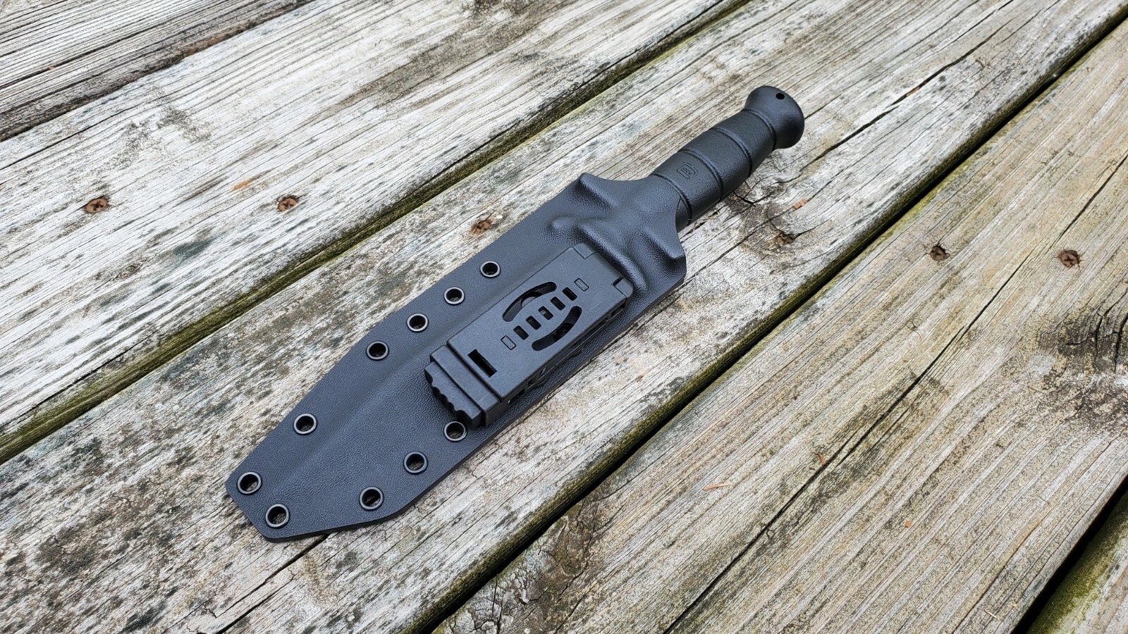 Custom Kydex sheath for GLOCK FIELD KNIFE 78 & 81, pancake style, belt ...