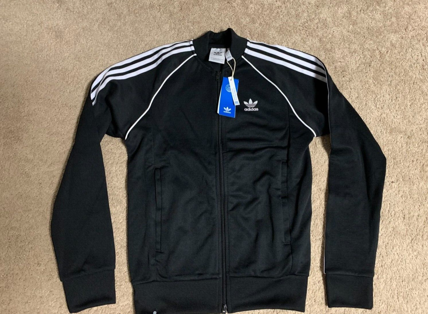 Adidas Originals Adicolor Classics Men’s SST Track Jacket Small - Black ...