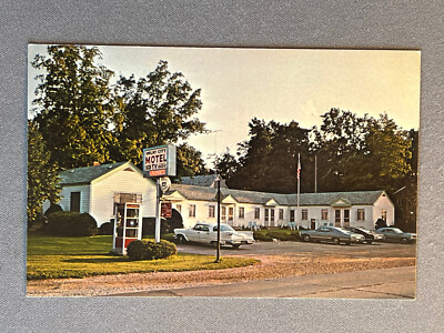 Michigan, MI, Imlay City Motel, Phone Booth, Cadilac, ca 1960 | eBay