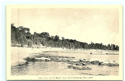 S04-0801, LAKE ERIC, SANDY BEACH, NEAR PORT COLBORNE, ONT., CANADA ...