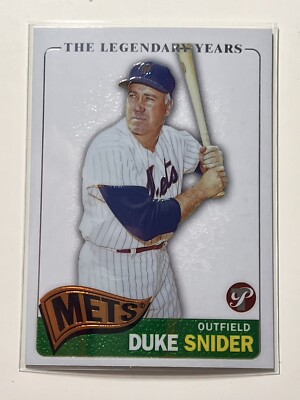 2005 Topps Pristine Legends Duke Snider #39 New York Mets | eBay
