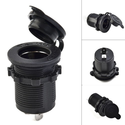 1pcs Waterproof Cigar Plug 12V Car Cigarette Adapter Socket Connector ...