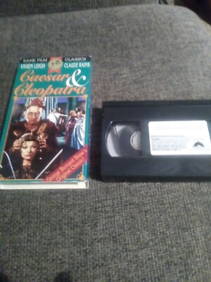 VHS- Caesar & Cleopatra- Rank Films- Used | eBay
