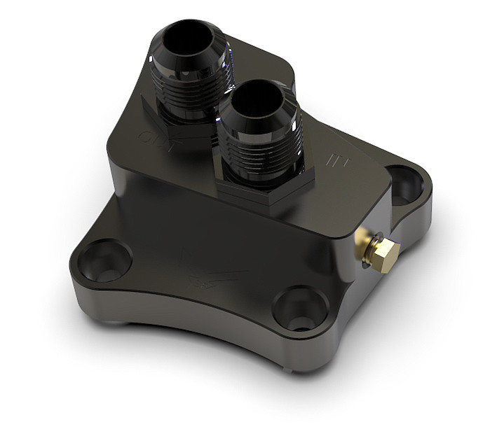 RB OIL PLATE BLOCK ADAPTER KIT AN10 SENSOR fits NISSAN SKYLINE RB26DETT ...