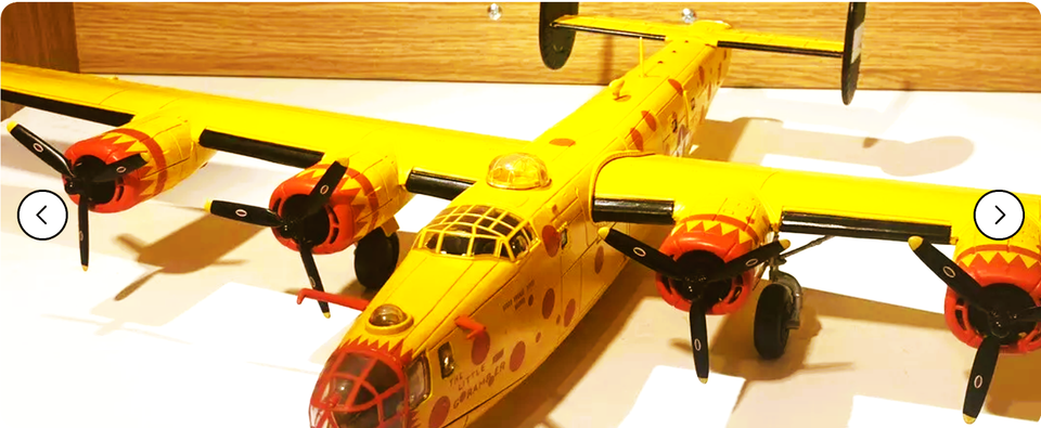 WW2 Plane Model Airplane Aircraft1 48Bomber51f17b4p2CUSTOM BUILT TIN ...