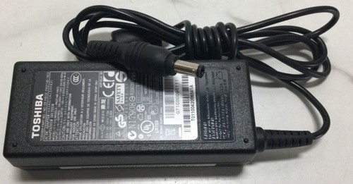 GENUINE TOSHIBA LAPTOP CHARGER 19V - 3.42A 65W WITH POWER LEAD REF:2927 ...