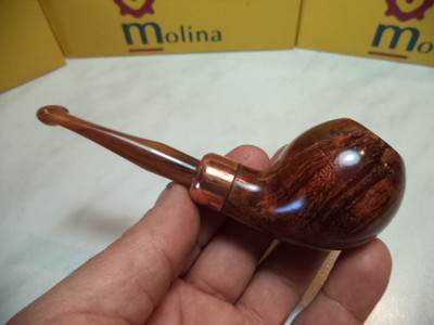 PIPA BARACCINI PIPE PFEIFE FREE STYLE SMOOTH FINISH COPPER RING 15 NEW ...