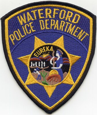 WATERFORD CALIFORNIA CA POLICE PATCH | eBay