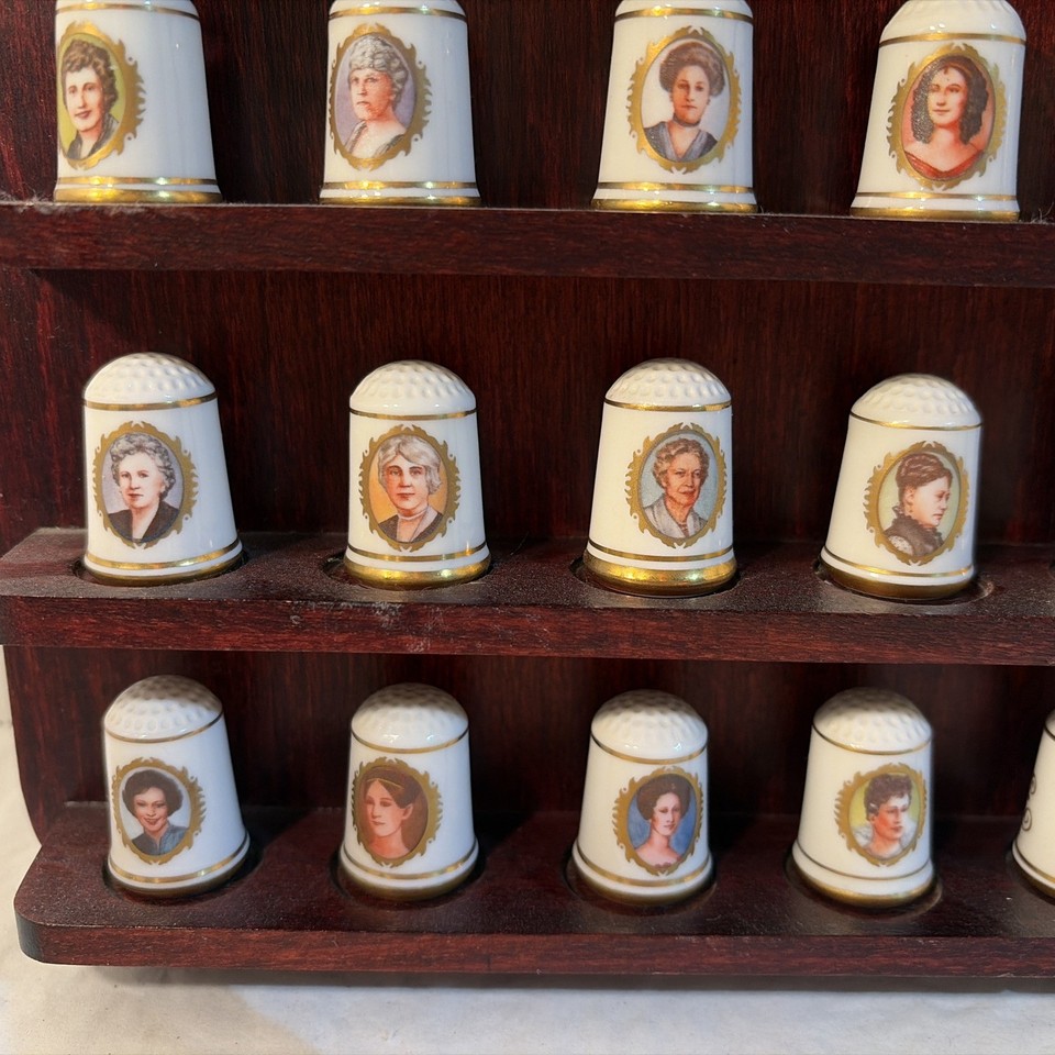 1978 Franklin Porcelain First Lady China Thimble Set Of 42 | eBay