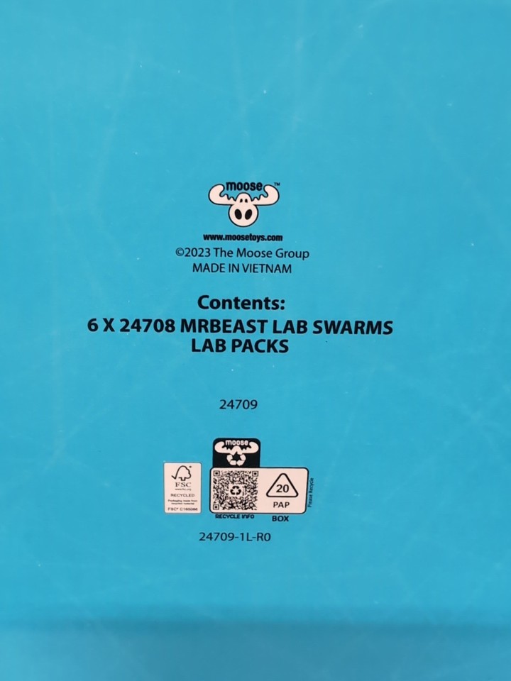 2024 NEW MR BEAST LAB SWARMS 5 Micro Beasts Lab Pack 1" Figures Store ...