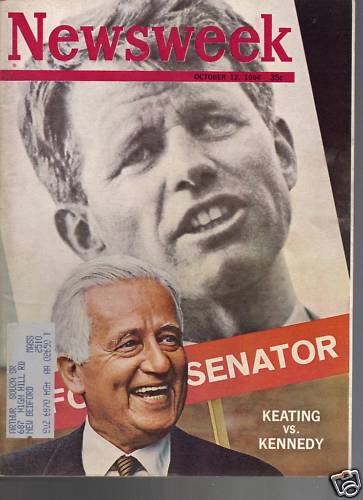 Newsweek Magazine Keaing vs Kennedy October 12, 1964 | eBay