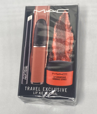 M·A·C MAC Travel Exclusive Lip Kit - Neutral New in Box SEALED Free ...