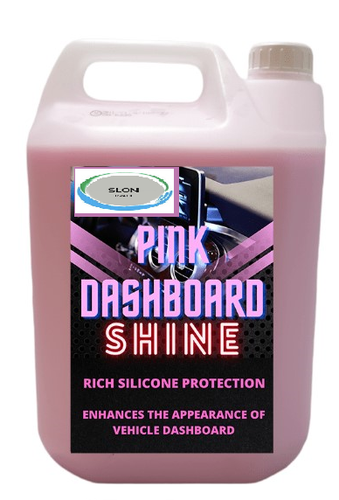 1 X 5 Litre Pink Dashboard Sheen Shine Silicone Valet Fragrant Dash ...