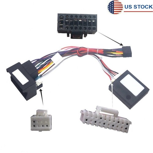 For BMW E46 E53 E39 US Car Audio Radio 16Pin Android Power Cable With ...