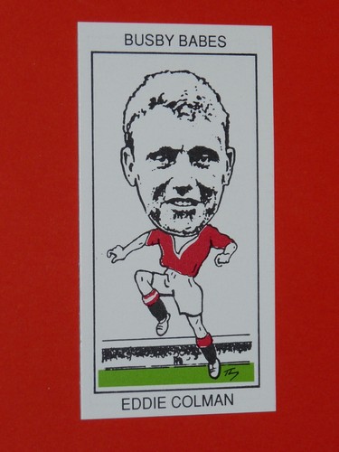 WEST MIDLANDS CARD FOOTBALL 1990 MANCHESTER UNITED BUSBY BABES #5 EDDIE ...
