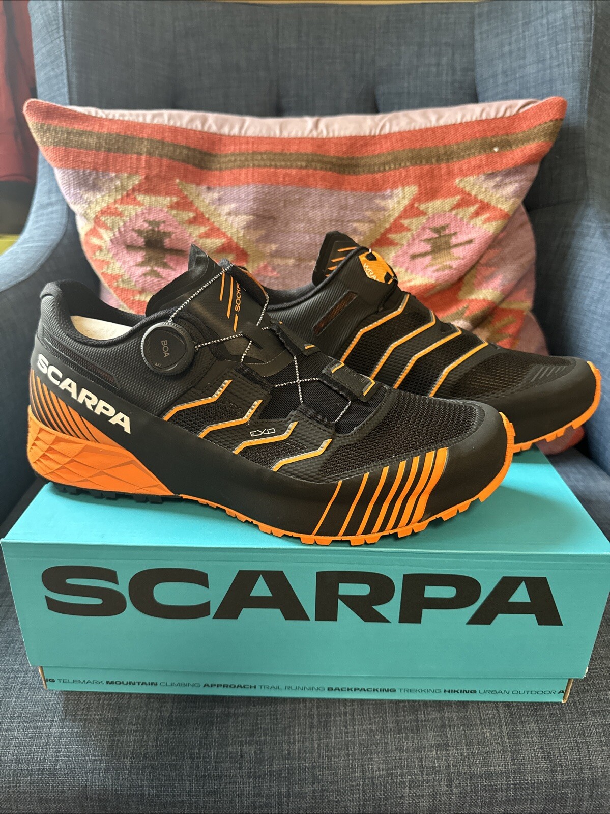 Scarpa Men's Ribelle Run Kalibra HT Black/Orange | eBay
