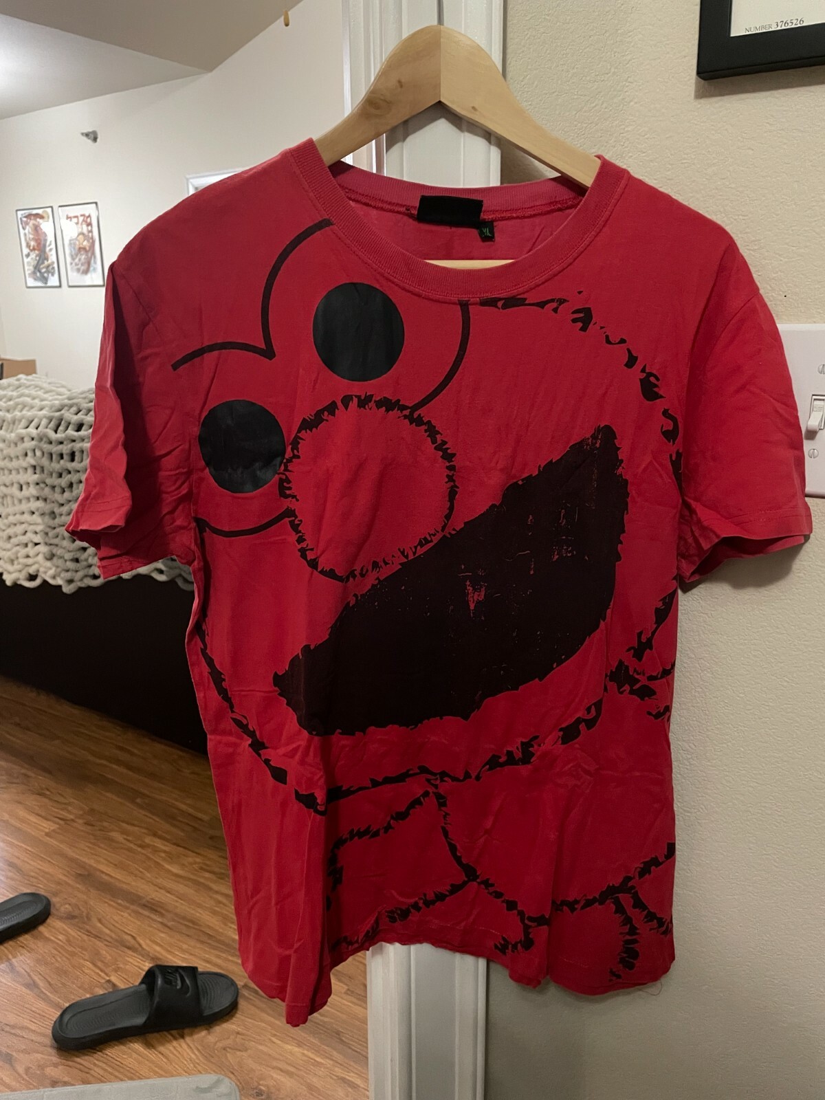 T-shirt red Elmo Sesame Street (XL-asian size, S-western) | eBay