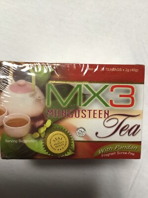 MX3 MANGOSTEEN TEA 20 TEABAGS W/ FREE SHIPPING | eBay