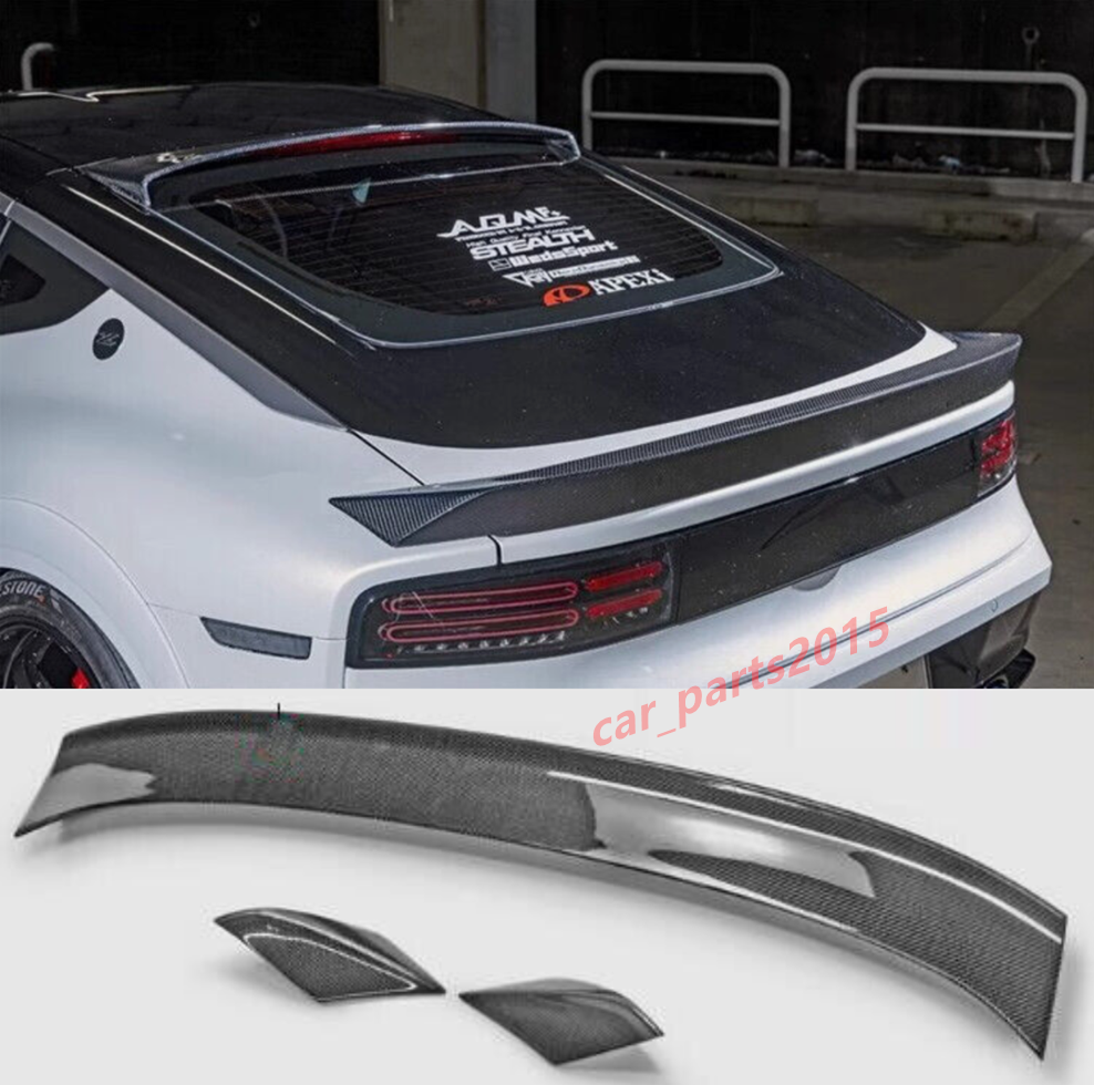 For Nissan Z RZ34 400Z 2023-2024 Real Carbon Fiber Rear Trunk Spoiler ...