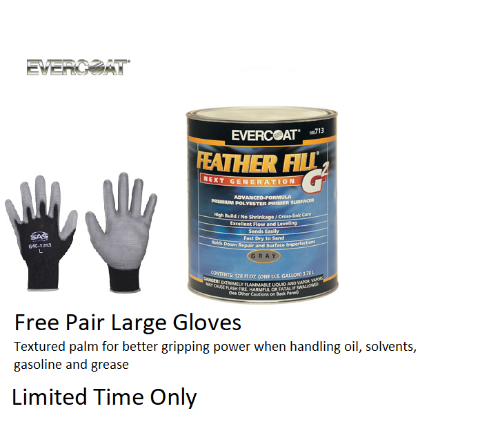 EVERCOAT 713 FEATHER FILL G2 100713 High-Build Polyester Primer ...