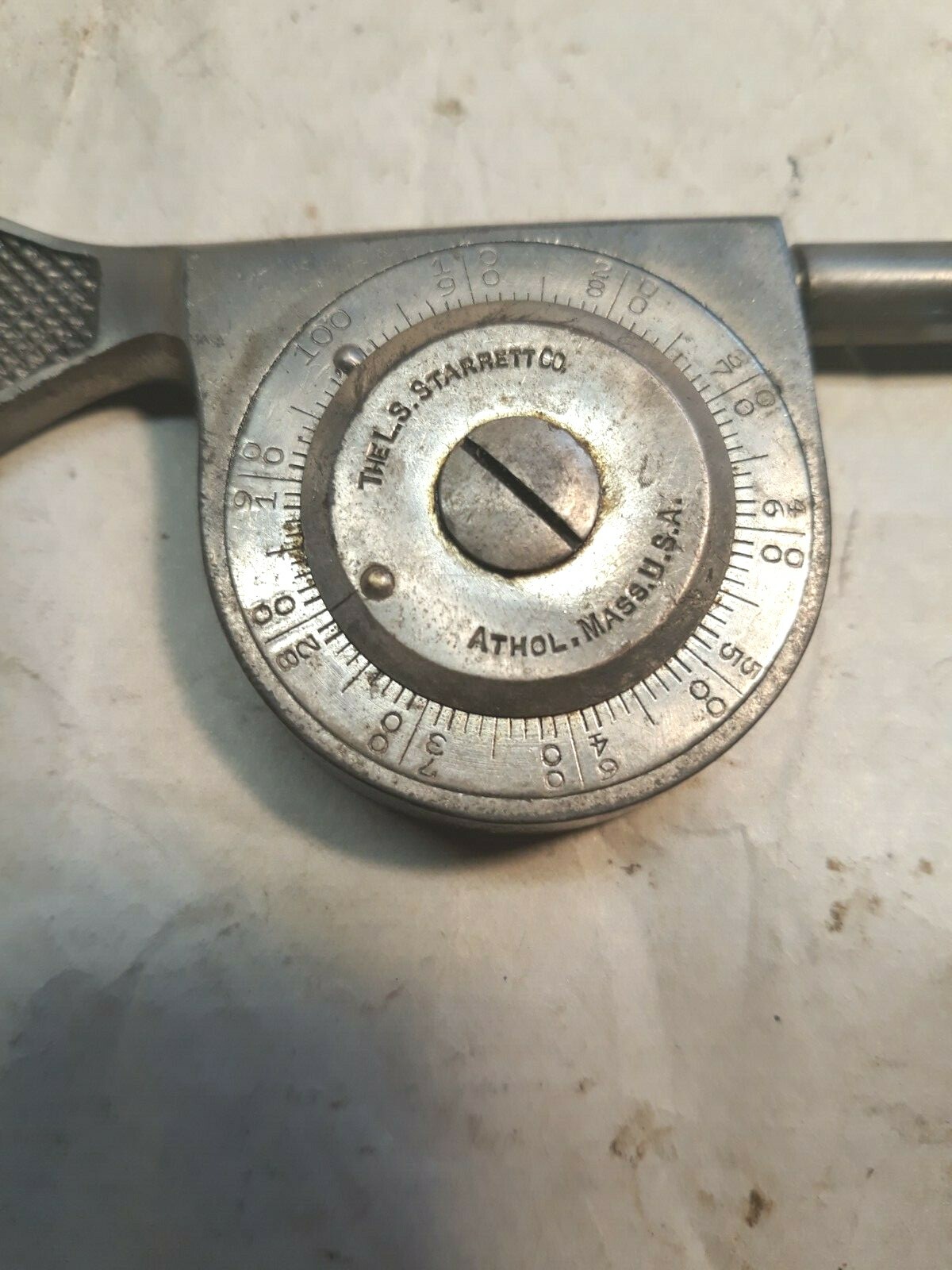 Vintage LS Starrett Co. Speed Indicator Gauge Athol Mass USA | eBay