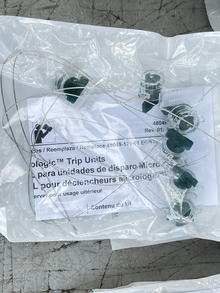 TWENTY Schneider MICROTUSEAL, POWERPACT MICROLOGIC TRIP UNIT. SEAL 6 ...