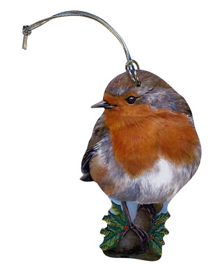 Robin Tree Decoration - Robin Christmas Decoration- Christmas Robin ...