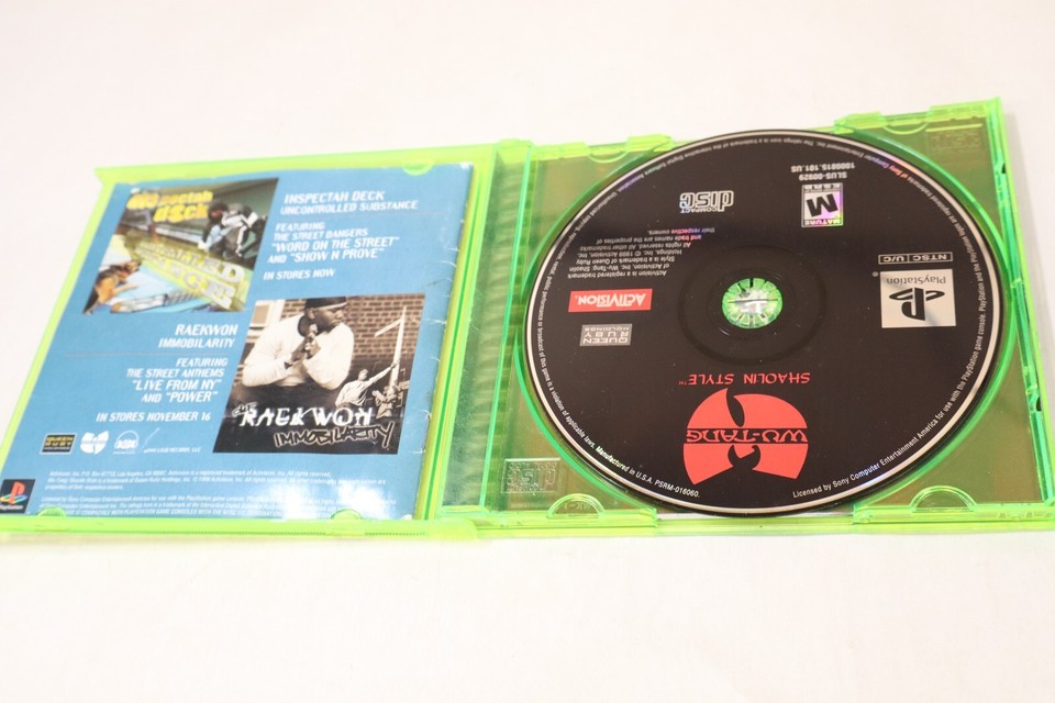 Wu-Tang: Shaolin Style (Sony PlayStation 1, 1999) | eBay