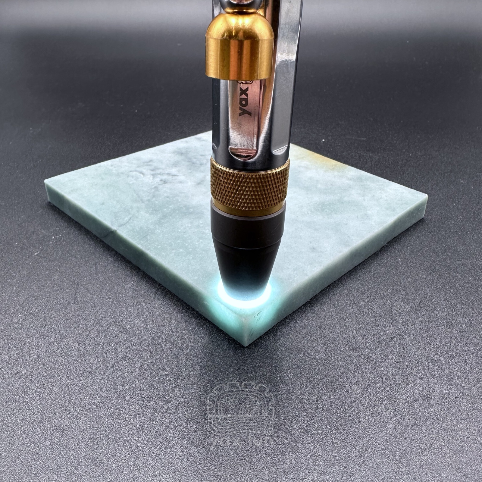 Celestial Blue / Manzano Jade Slab Plate Guatemalan Rough Jadeite ...