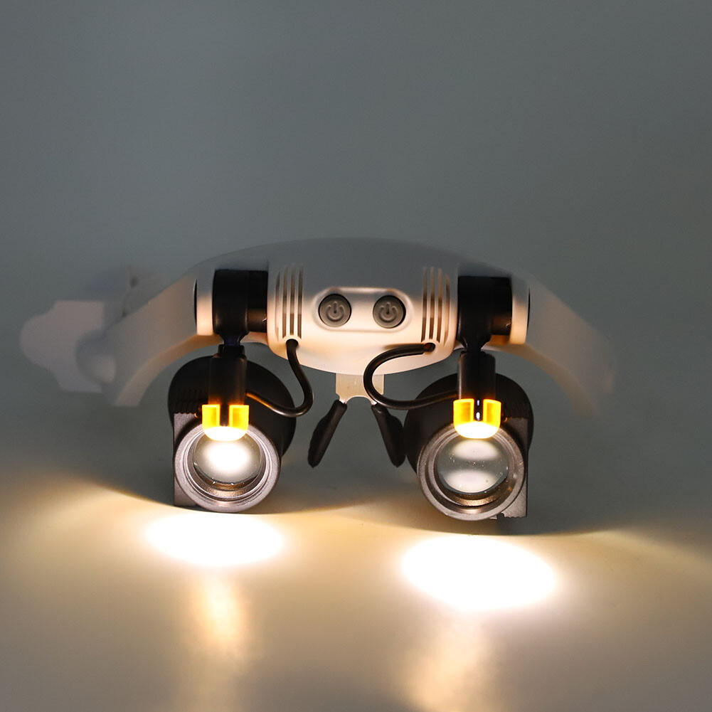 Multifunctional Head Mount LED 21 Combination Magnifier With Lens Accessory WIK 7296126142172 | eBay