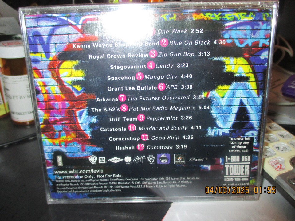 Levi's Silver Tab Nu Grooves by Various (CD, 1998 Warner Bros) Like New ...