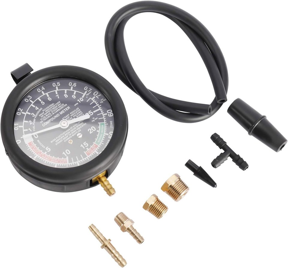 Carburetor Carb Valve Fuel Pump Pressure and Vacuum Tester Gauge Test ...